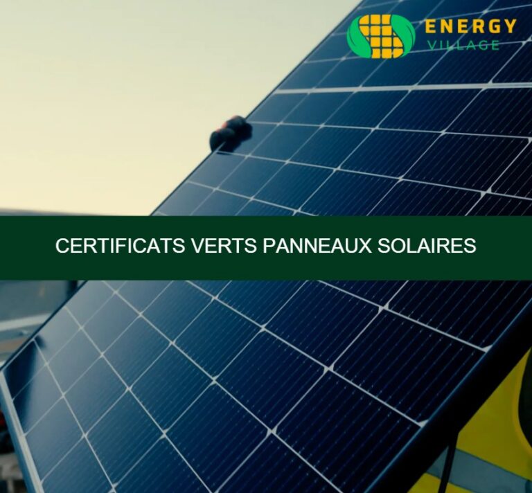 Certificats verts panneaux solaires: Fonctionnement